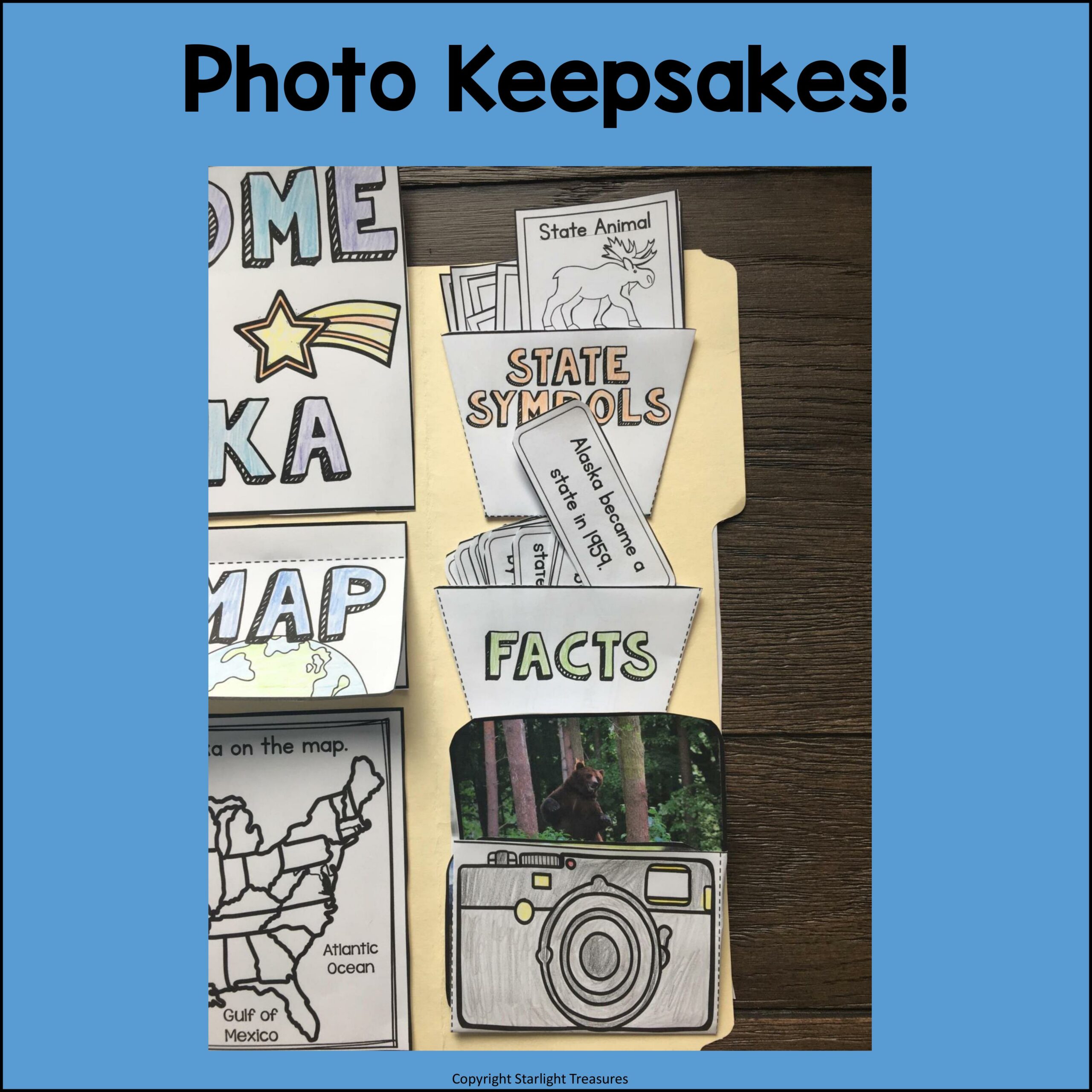 Alaska Lapbook for Early Learners - A State Study | Made By Teachers