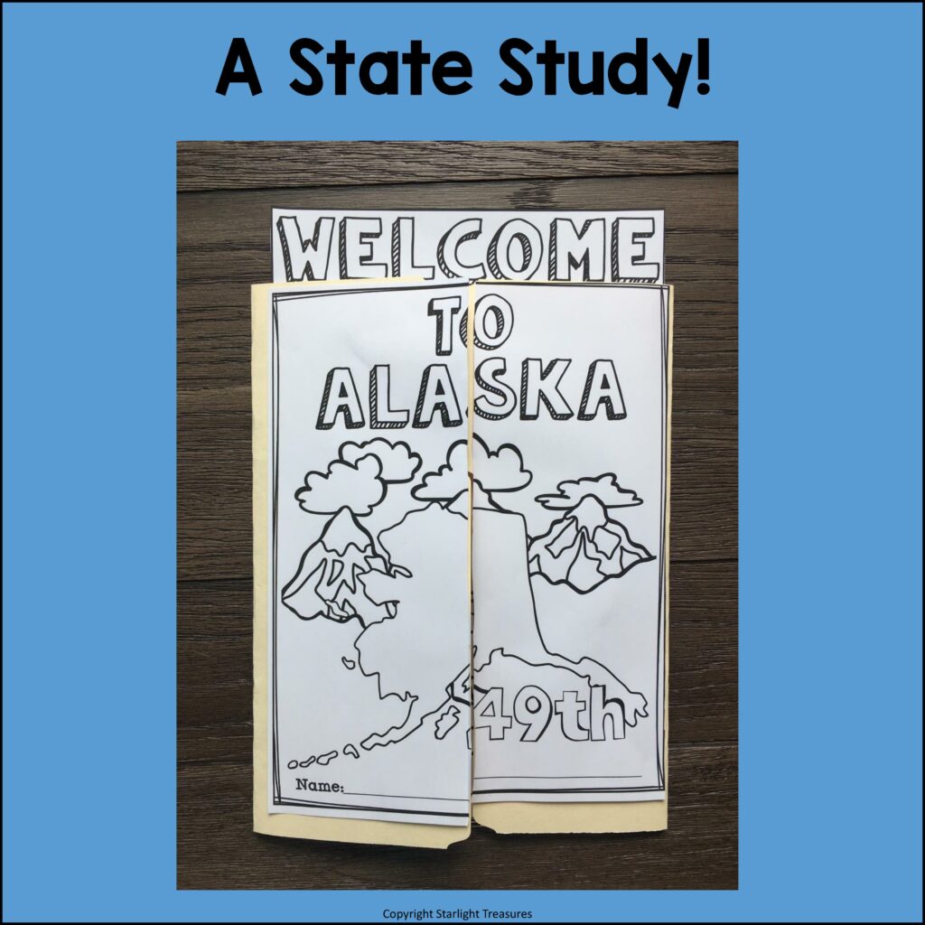 Alaska Lapbook for Early Learners - A State Study | Made By Teachers