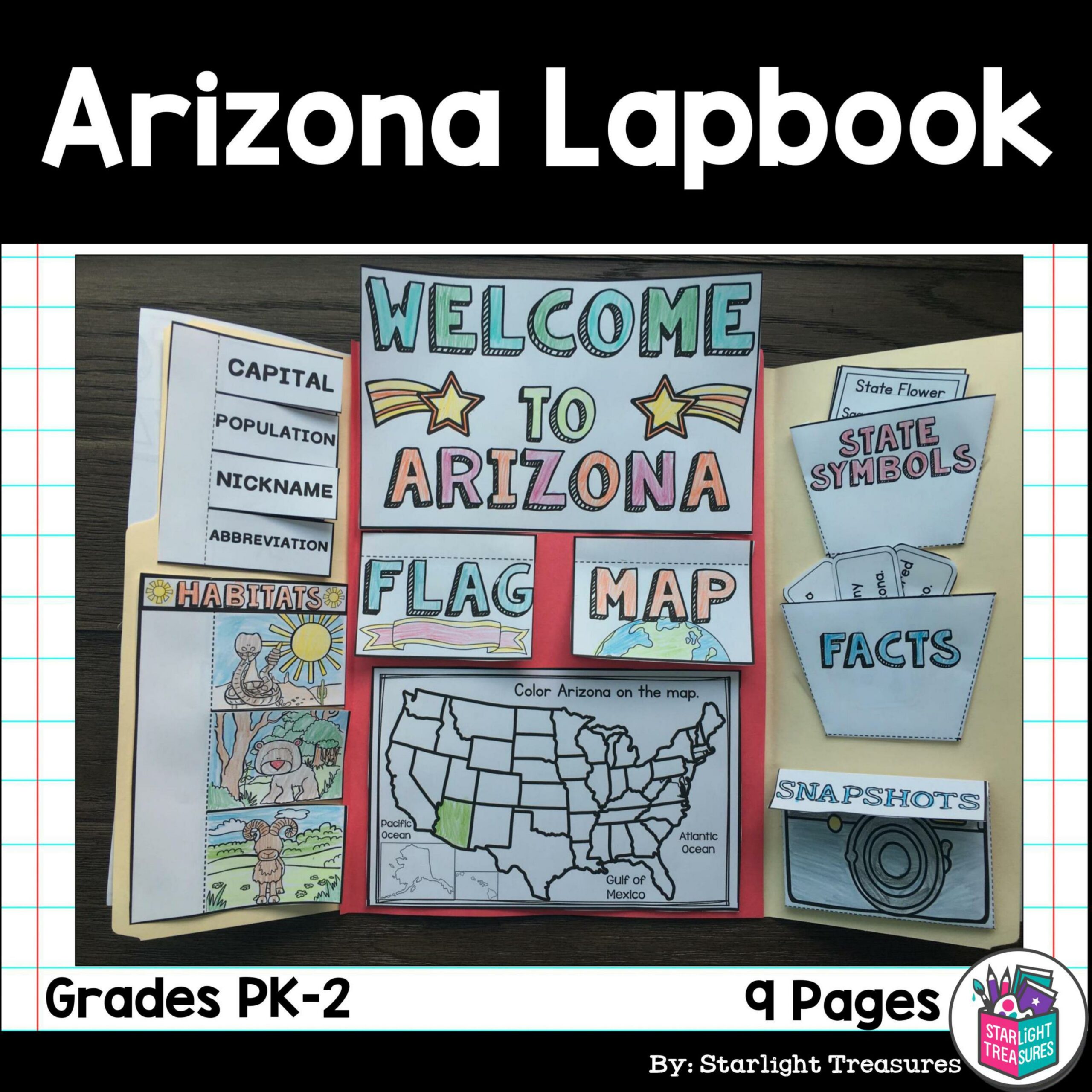 Rhode Island Lapbook for Early Learners - A State Study | Made By Teachers