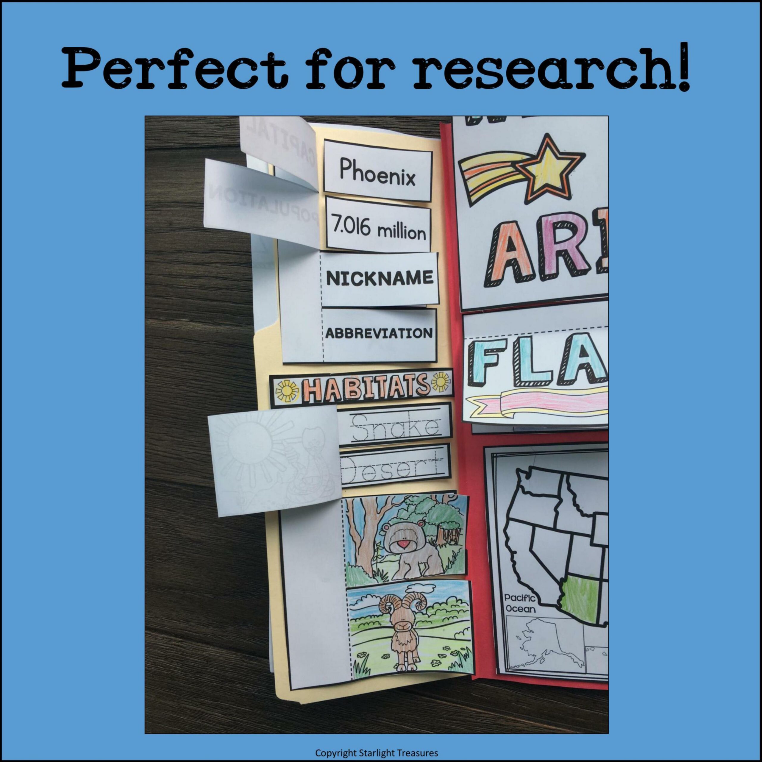 Arizona Lapbook for Early Learners - A State Study | Made By Teachers