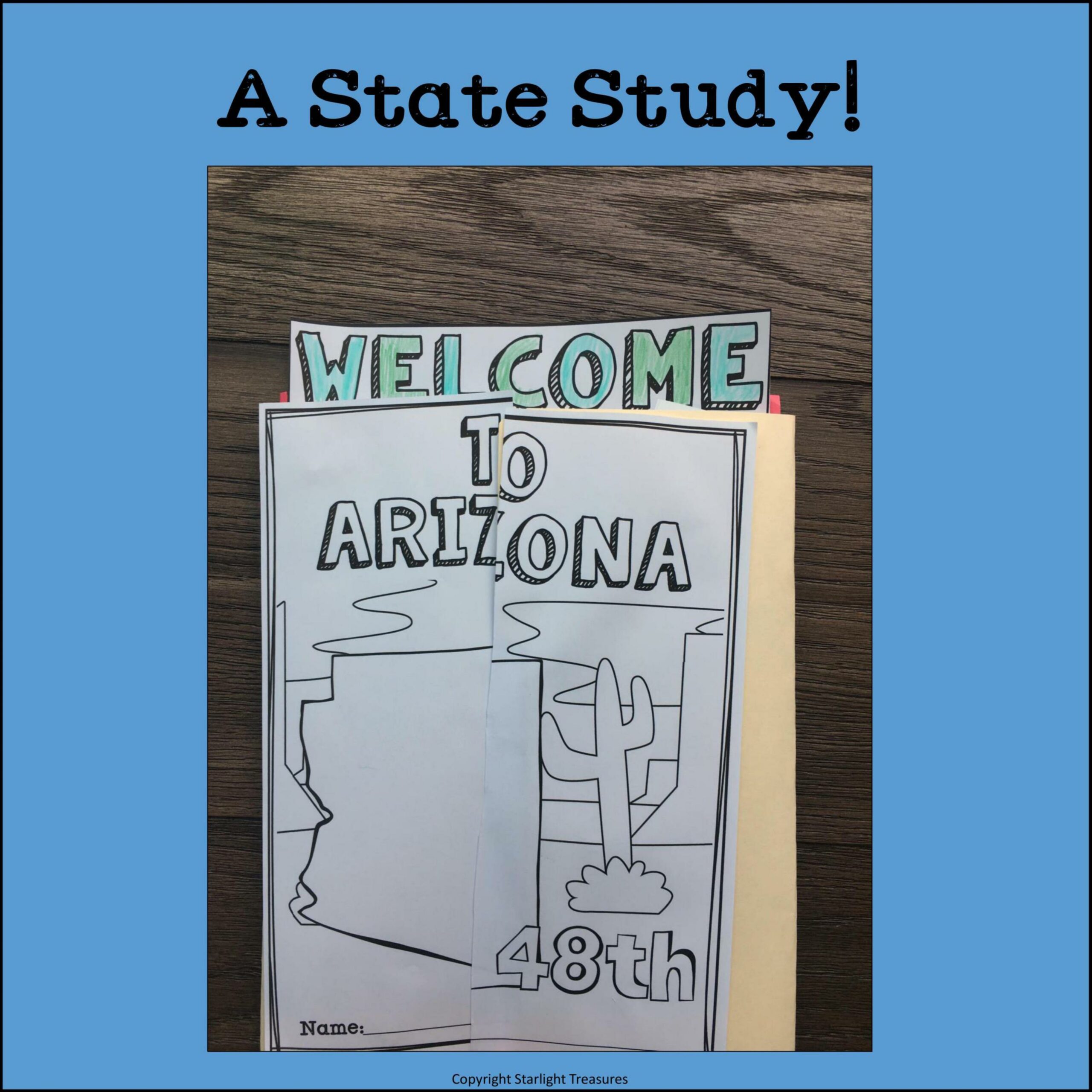 Arizona Lapbook for Early Learners - A State Study | Made By Teachers