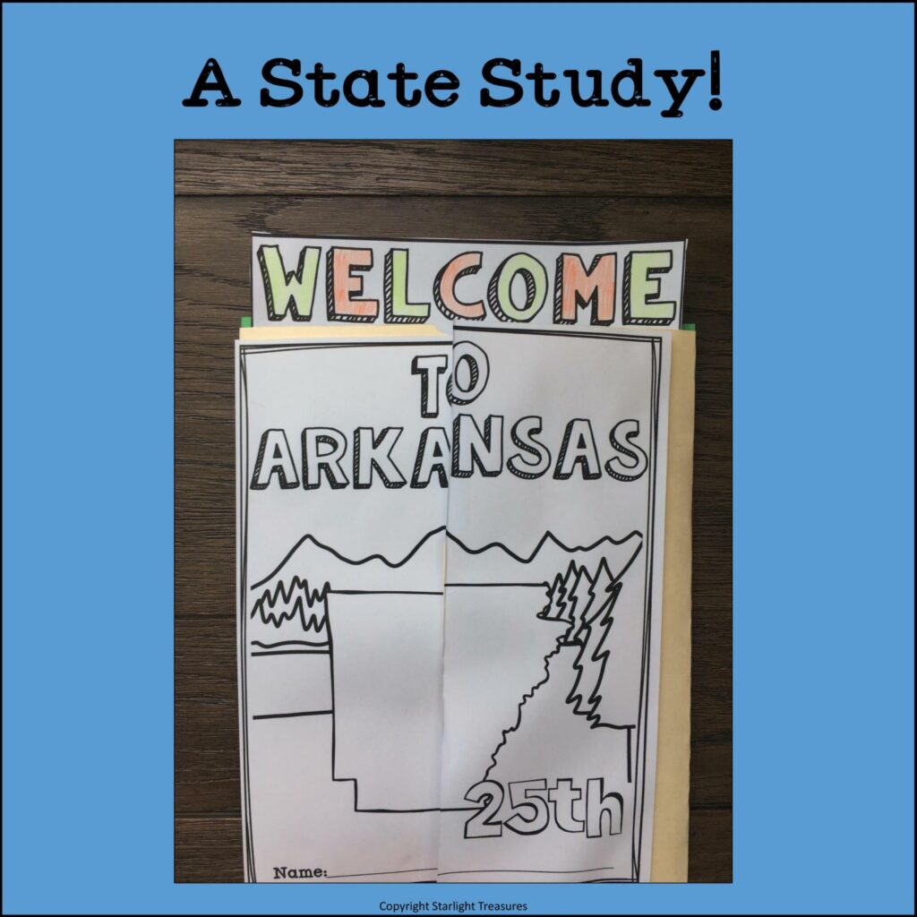 Arkansas Lapbook for Early Learners - A State Study | Made By Teachers
