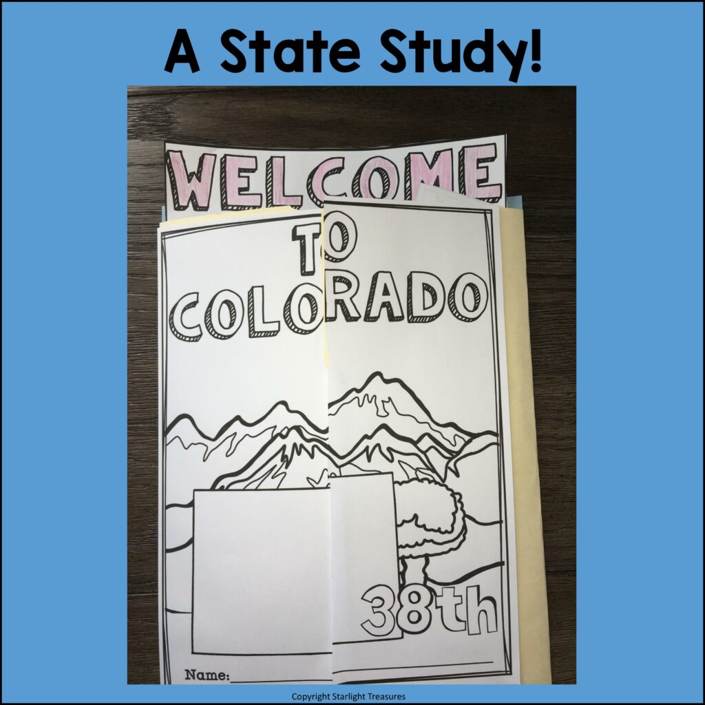 Colorado Lapbook for Early Learners - A State Study | Made By Teachers