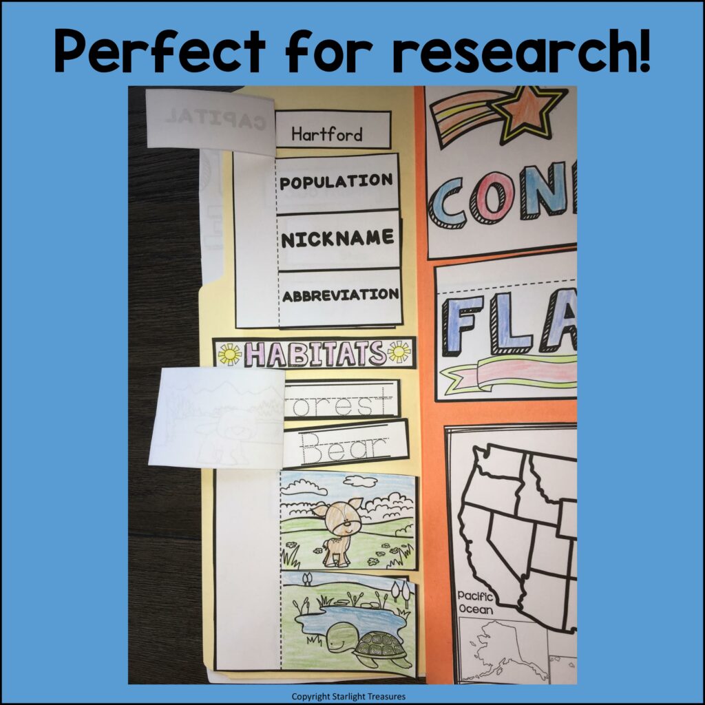 Connecticut Lapbook for Early Learners - A State Study | Made By Teachers