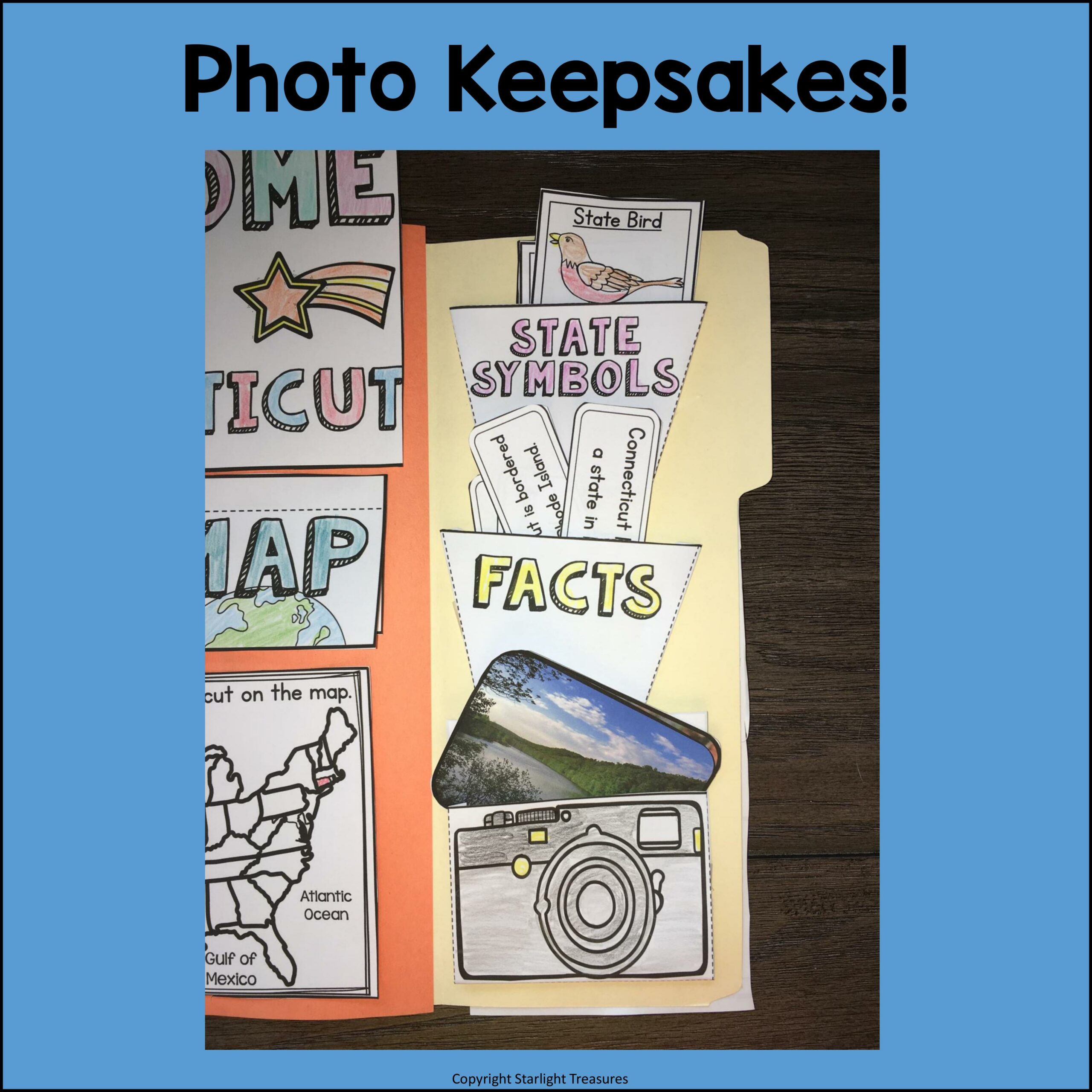 Connecticut Lapbook for Early Learners - A State Study | Made By Teachers