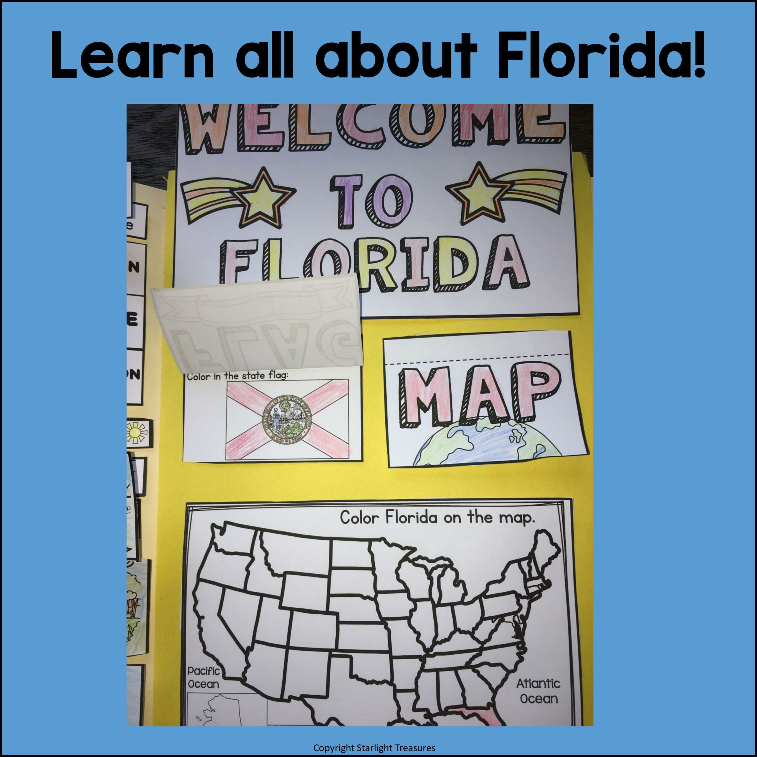 Florida Lapbook for Early Learners - A State Study | Made By Teachers