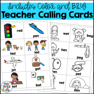 CVC Bingo Games | CVC Short E Words | No Prep Phonics Games | Made By ...