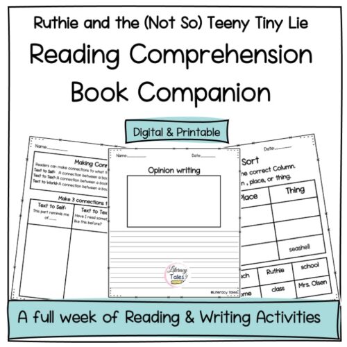 Reading Comprehension And Writing Book Companion Ruthie And Not The So