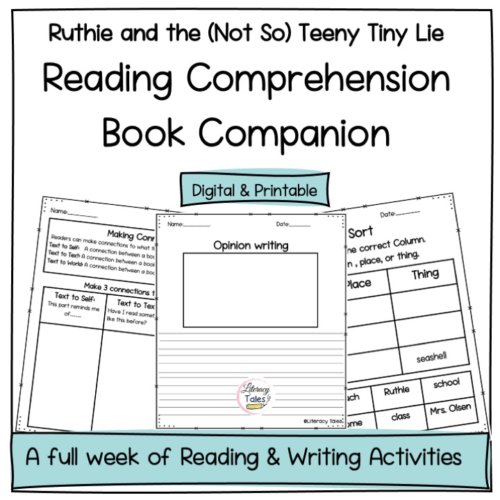 Reading Comprehension And Writing Book Companion Ruthie And Not The So