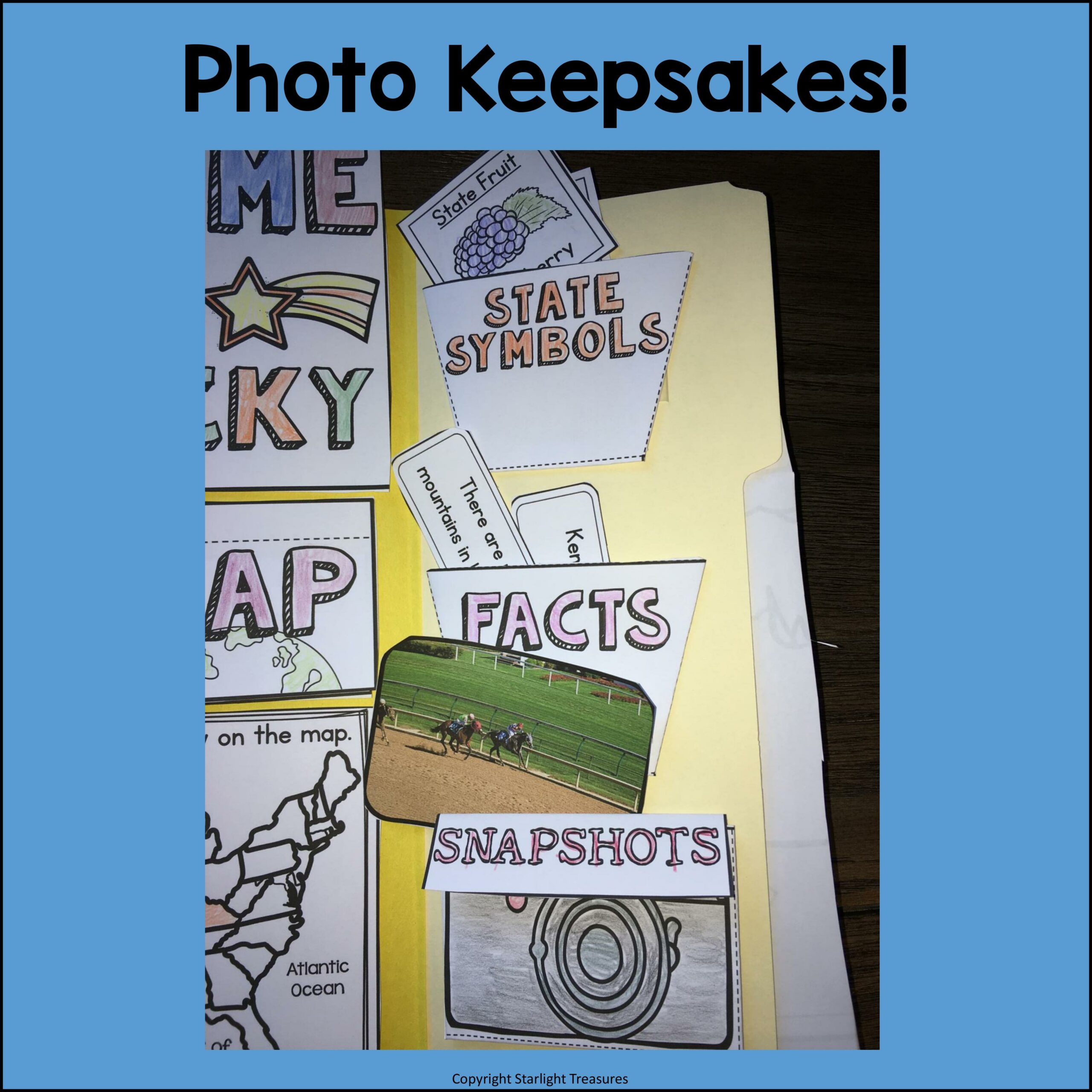Kentucky Lapbook for Early Learners - A State Study | Made By Teachers