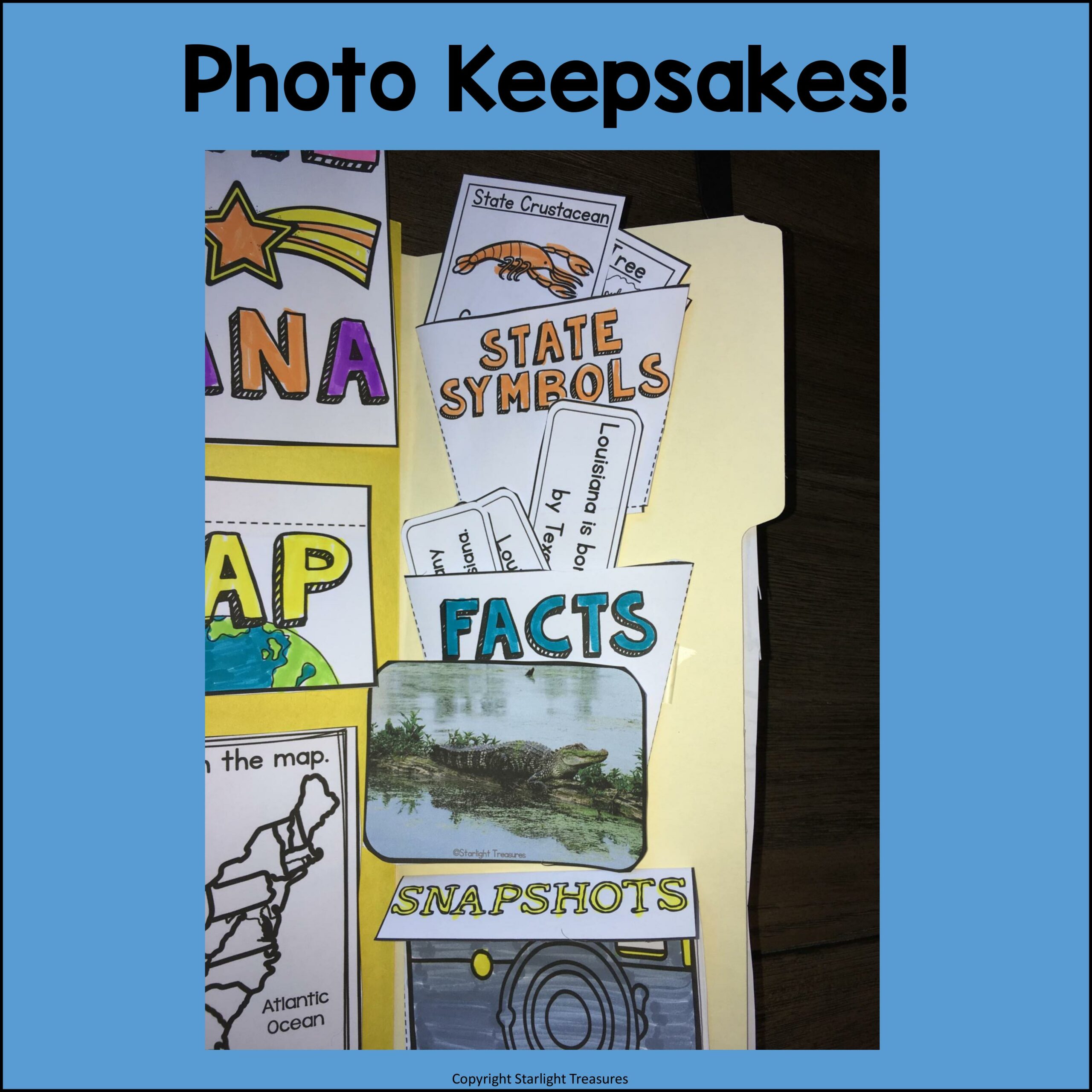 Louisiana Lapbook for Early Learners - A State Study | Made By Teachers