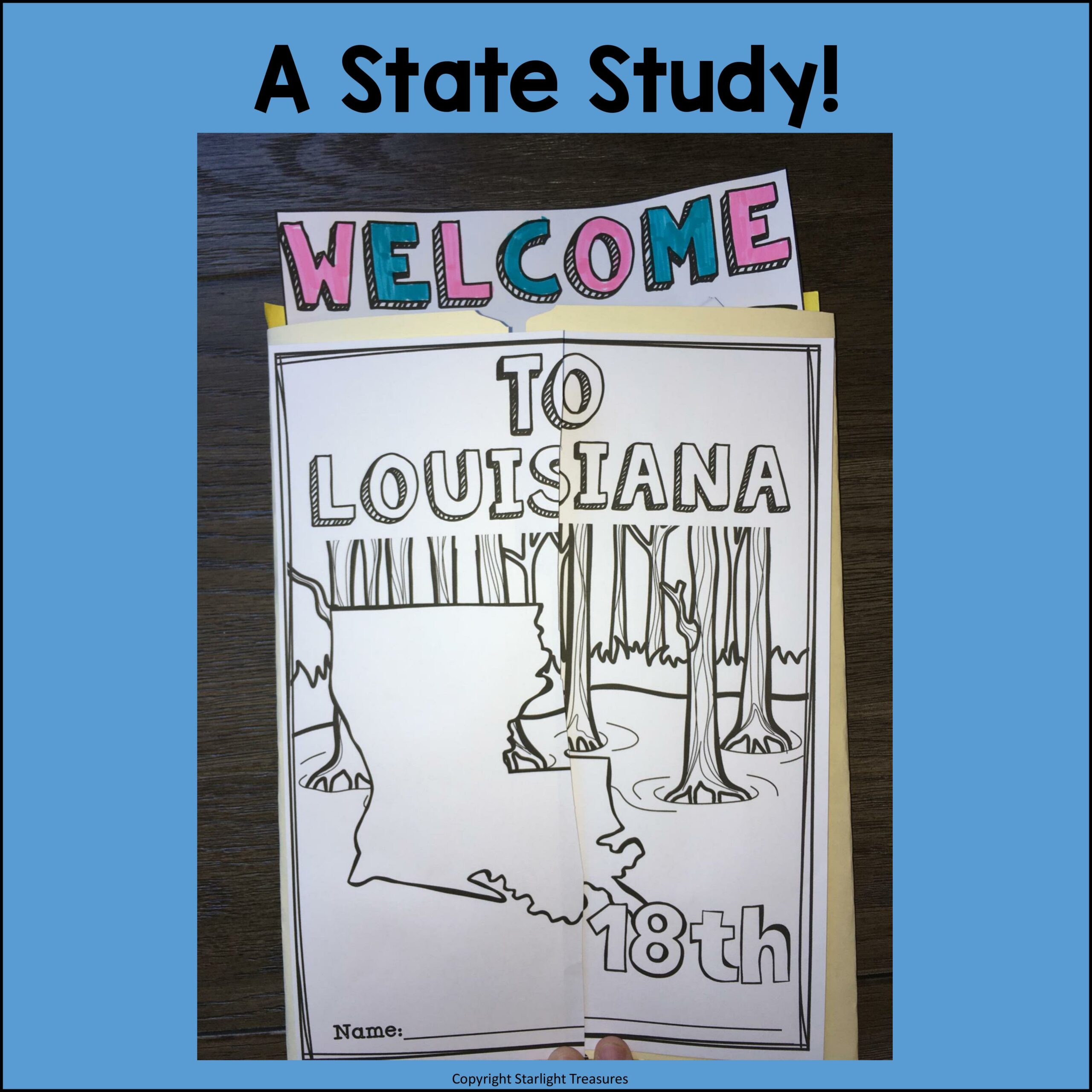 Louisiana Lapbook for Early Learners - A State Study | Made By Teachers