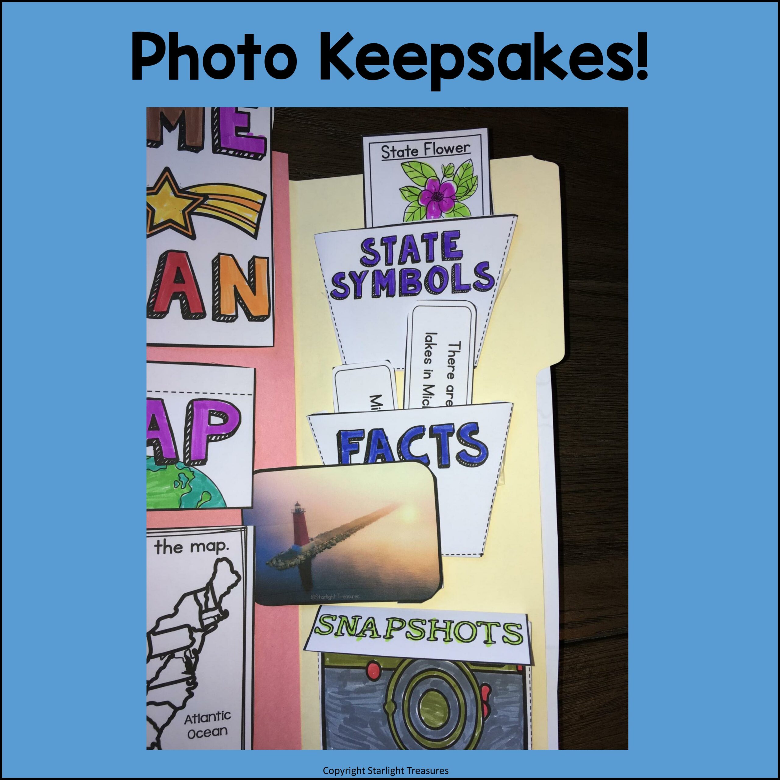 Michigan Lapbook for Early Learners - A State Study | Made By Teachers