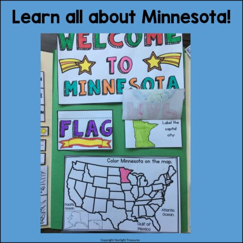 Minnesota Lapbook for Early Learners - A State Study | Made By Teachers