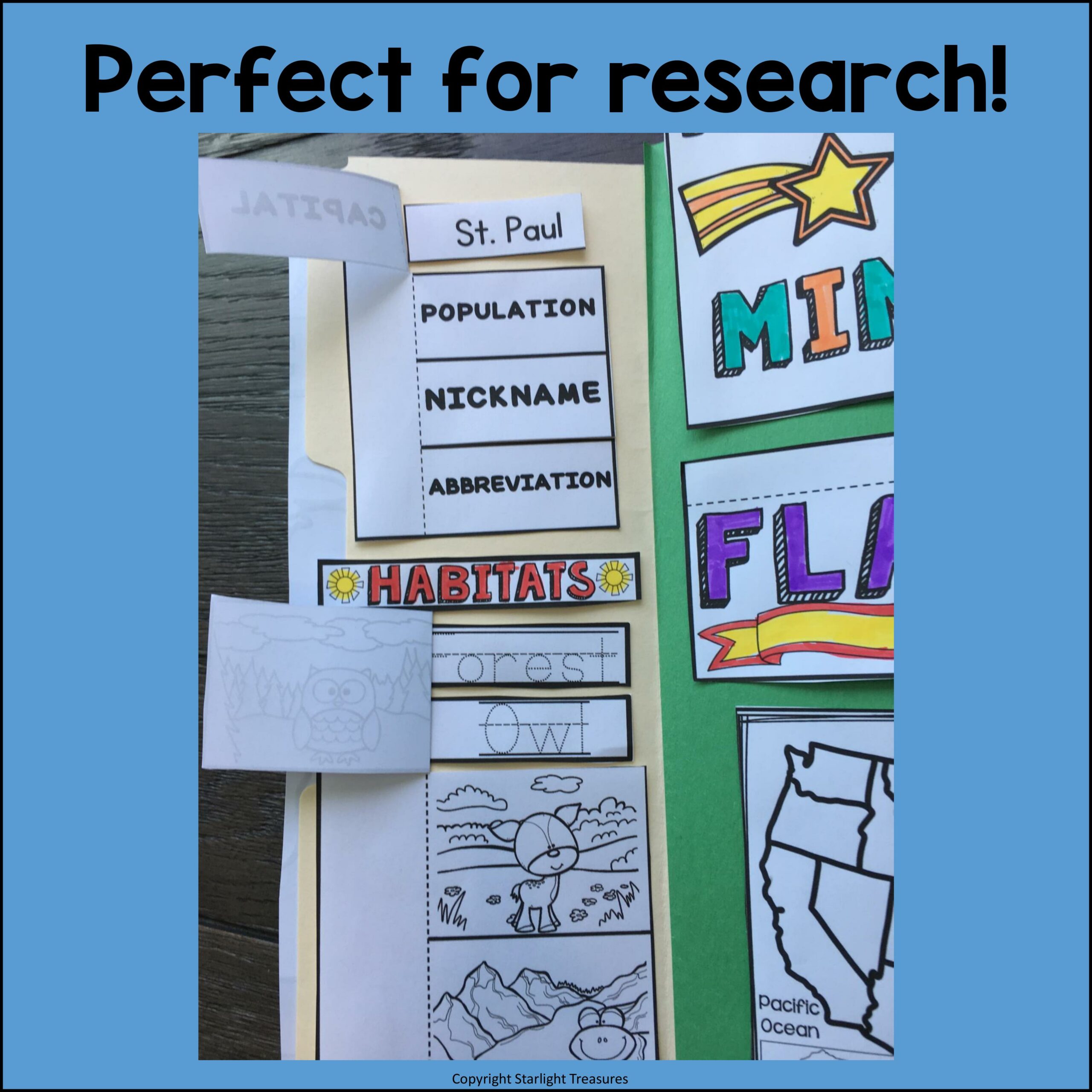 Minnesota Lapbook for Early Learners - A State Study | Made By Teachers