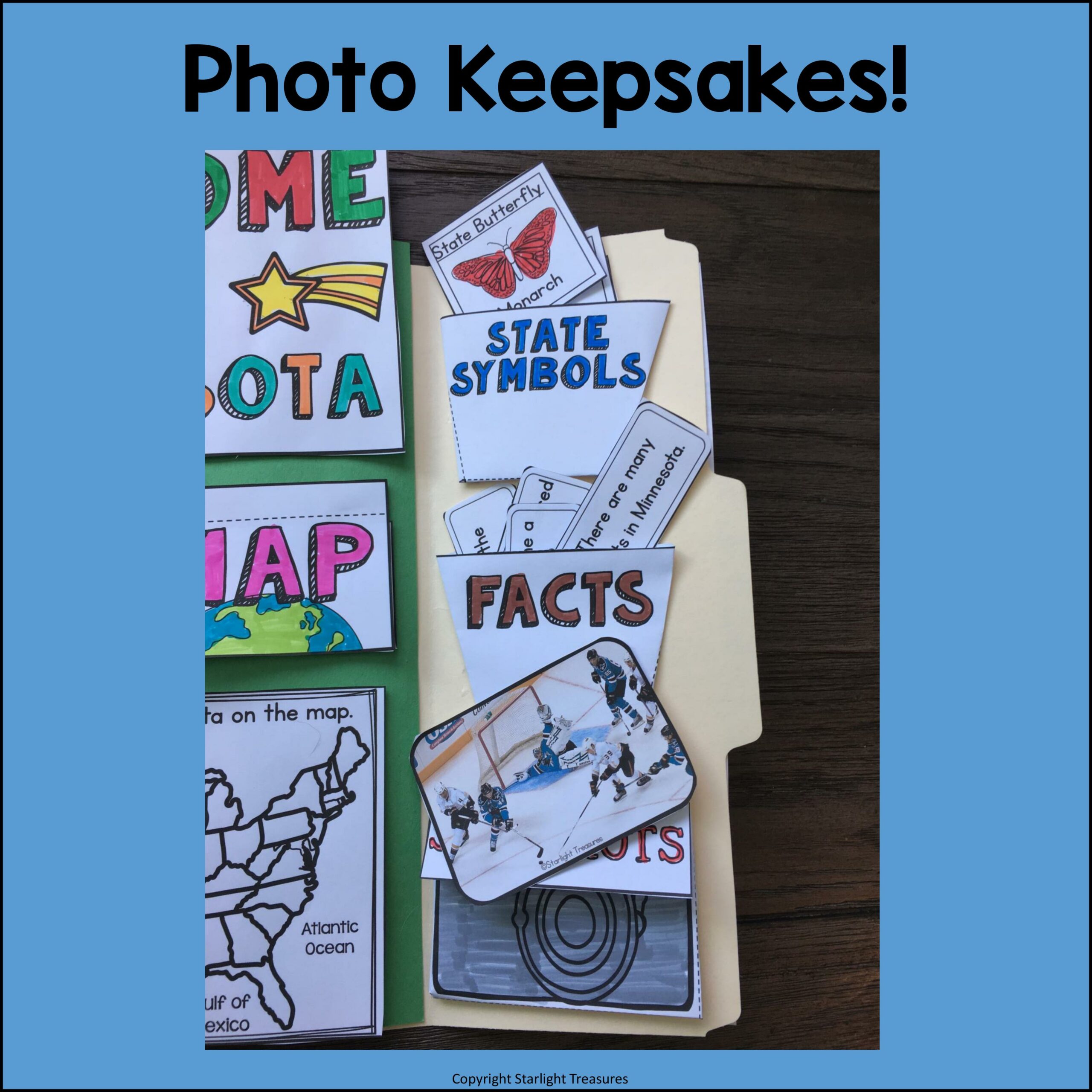 Minnesota Lapbook for Early Learners - A State Study | Made By Teachers