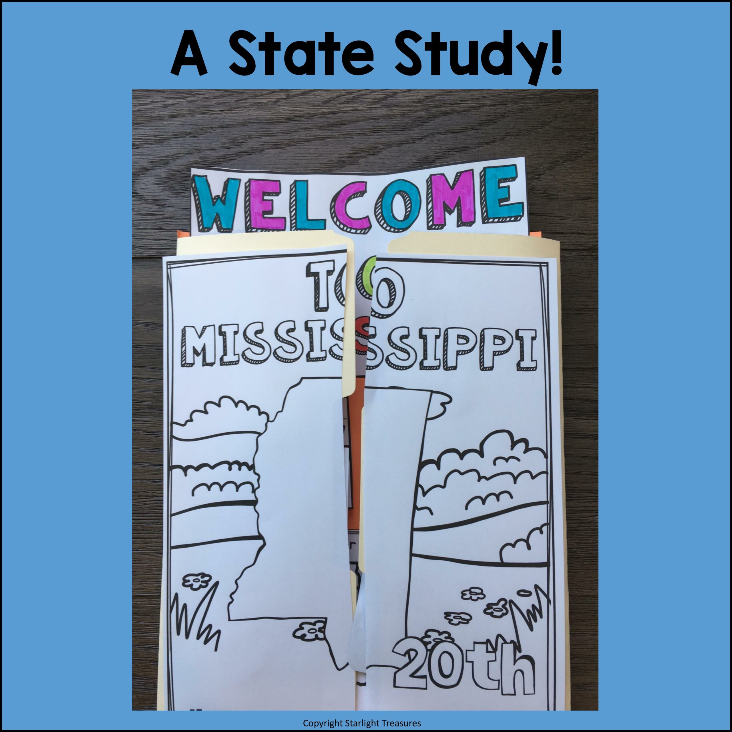 Mississippi Lapbook for Early Learners - A State Study | Made By Teachers