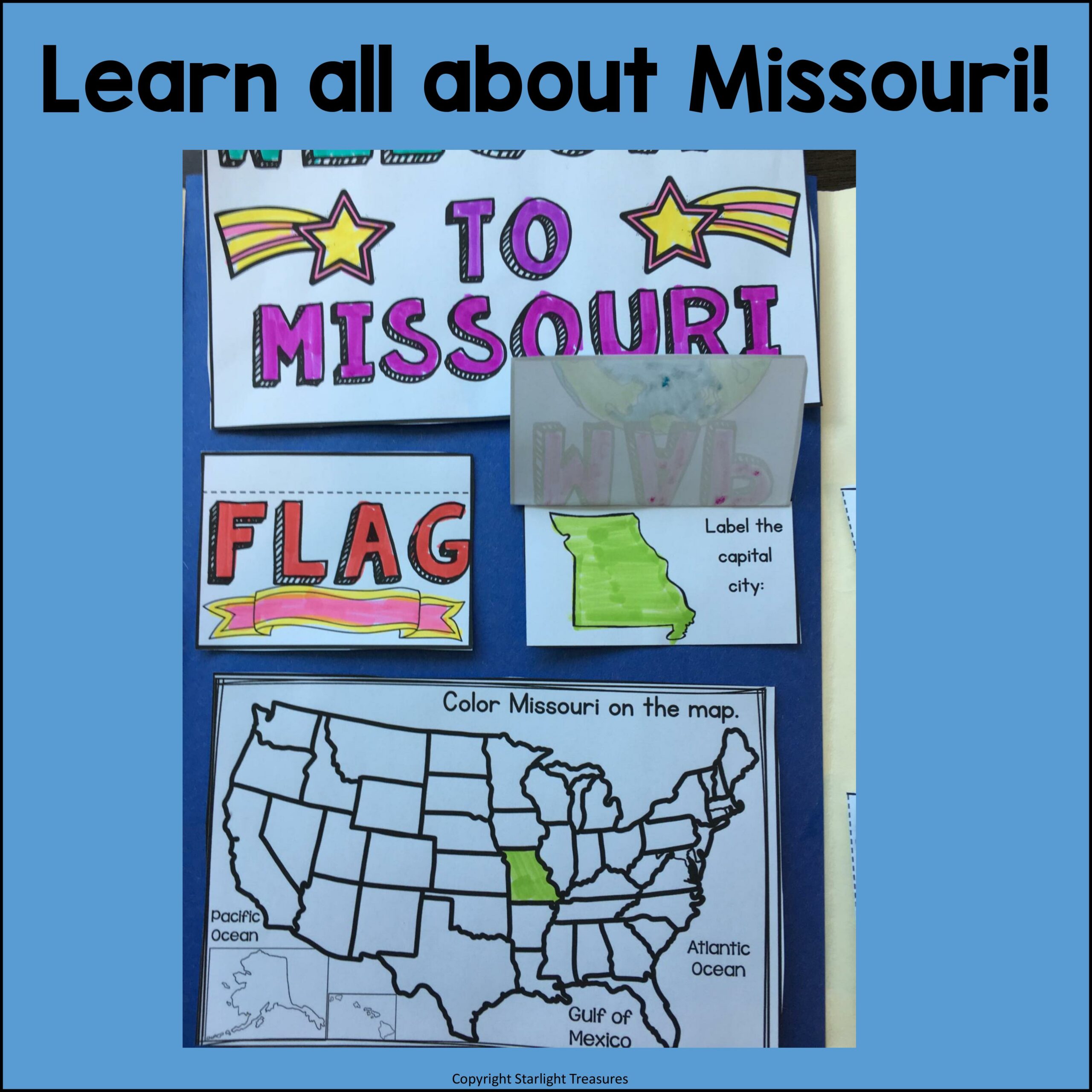 Missouri Lapbook for Early Learners - A State Study | Made By Teachers