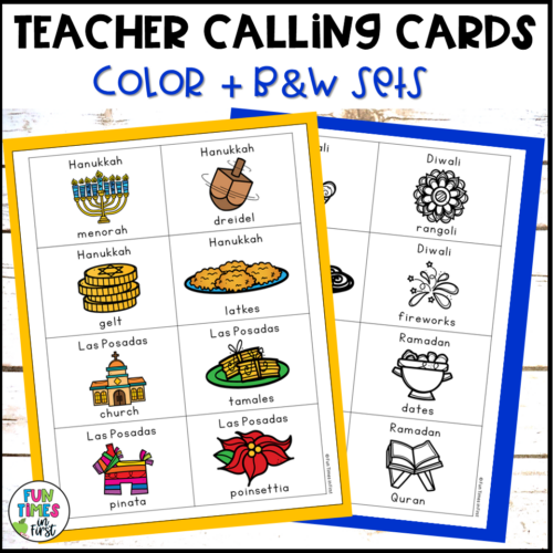 Holidays Around the World Bingo Game | Made By Teachers