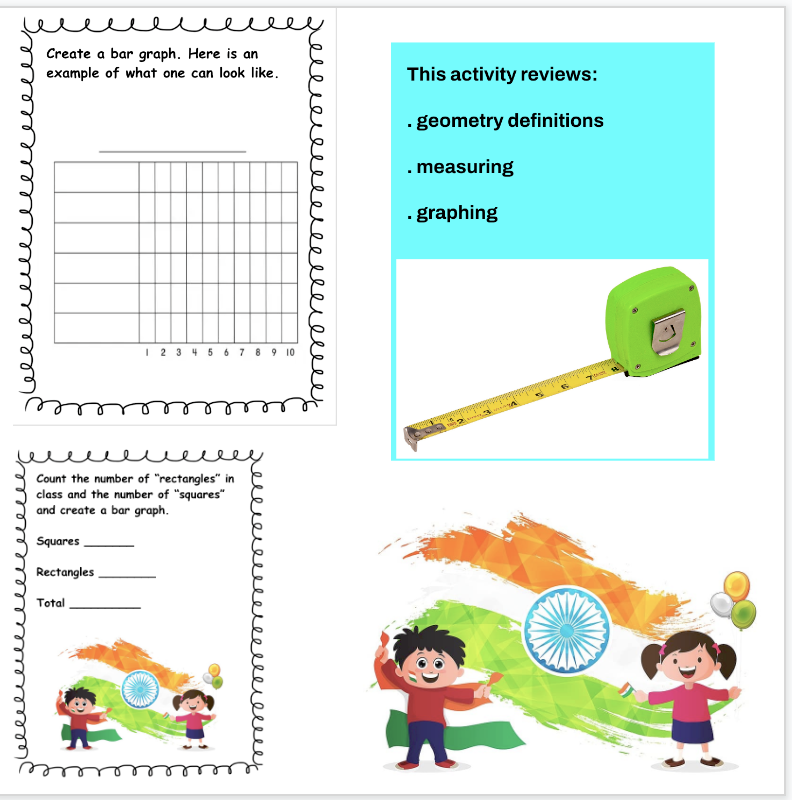 ARE YOU A SQUARE OR RECTANGLE? - GEOMETRY & MEASUREMENT ACTIVITY | Made ...