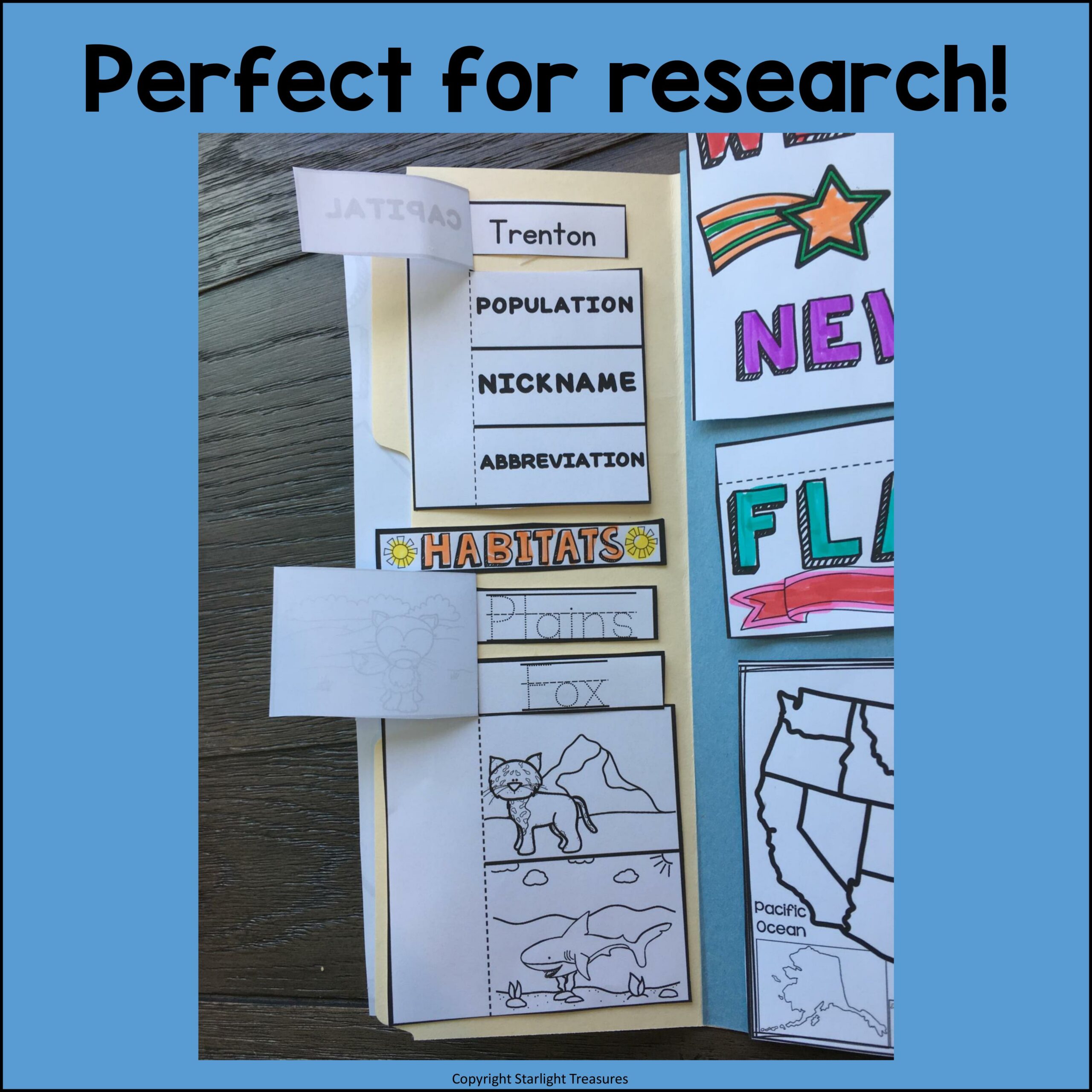 New Jersey Lapbook for Early Learners - A State Study | Made By Teachers