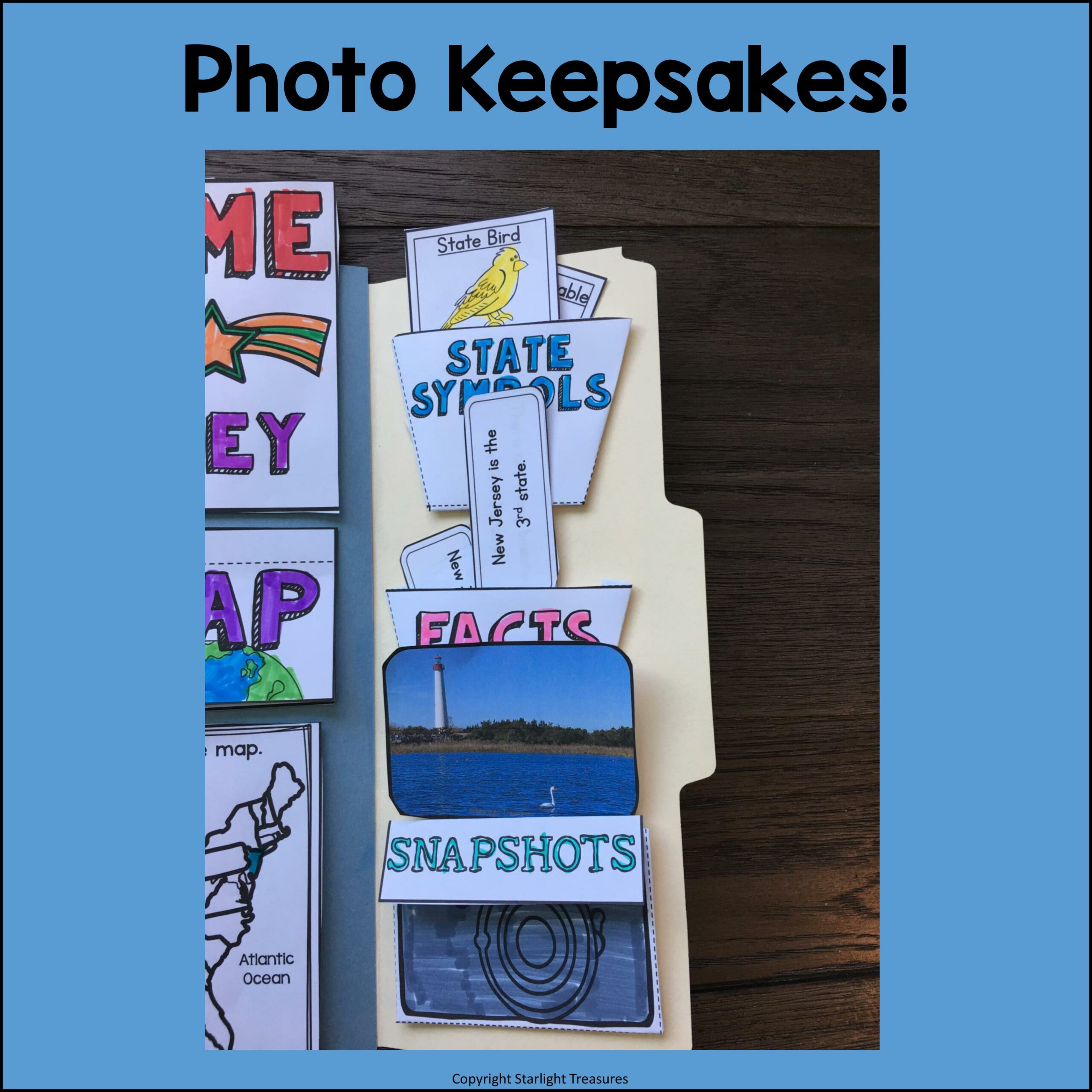 New Jersey Lapbook for Early Learners - A State Study | Made By Teachers