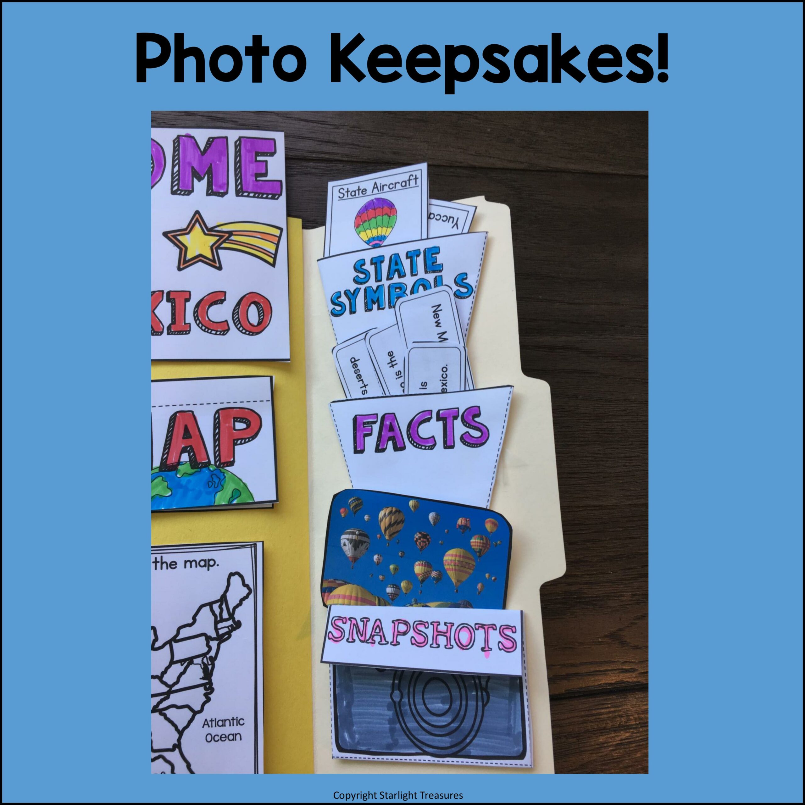 New Mexico Lapbook for Early Learners - A State Study | Made By Teachers