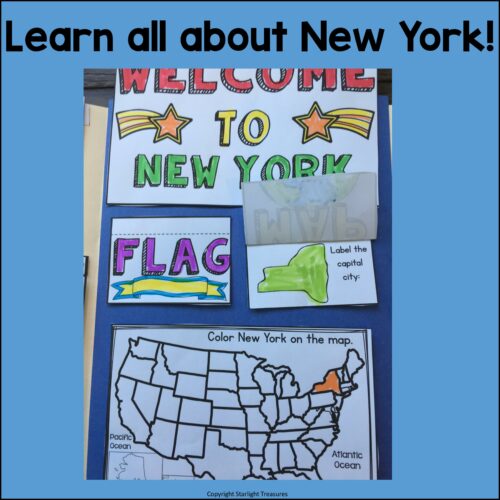 New York Lapbook for Early Learners - A State Study | Made By Teachers