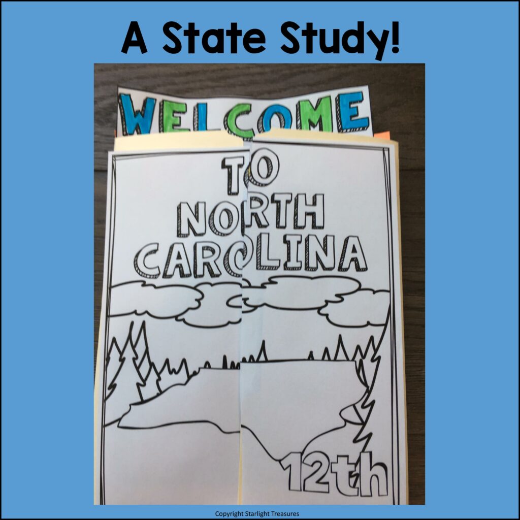North Carolina Lapbook for Early Learners - A State Study | Made By ...
