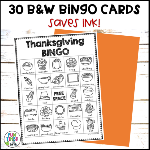 Thanksgiving Bingo Game | Thanksgiving Activity | Made By Teachers