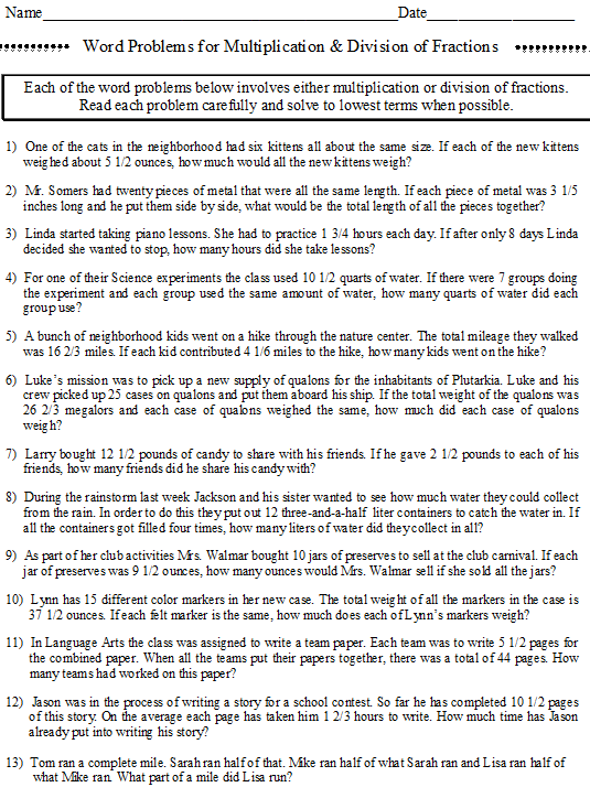 Fraction Word Problems All Operations PLUS Angles Word Problems | Made ...