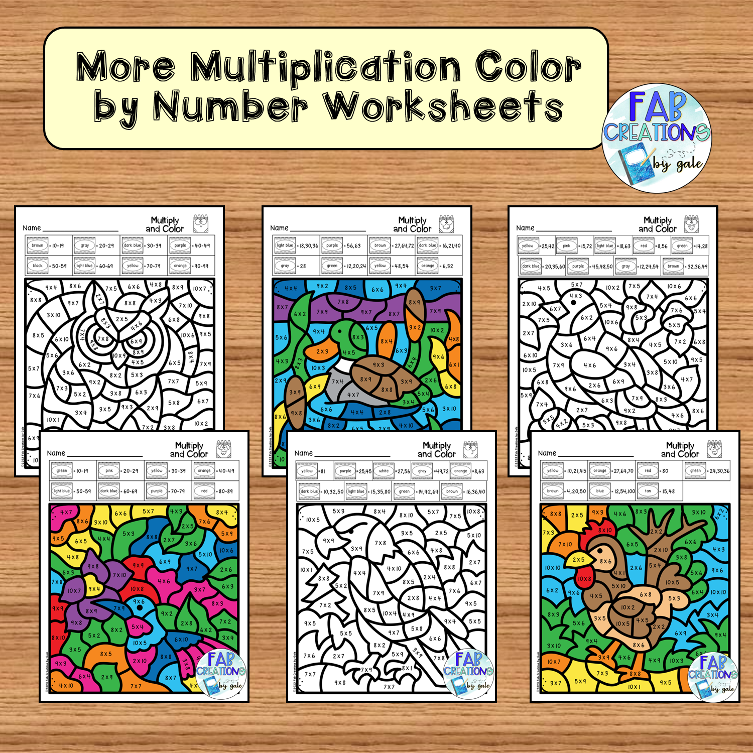 Color by Number for Multiplication and Division | Made By Teachers