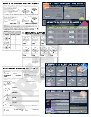 Space Unit Pack (Alberta Science 9 Curriculum) | Made By Teachers