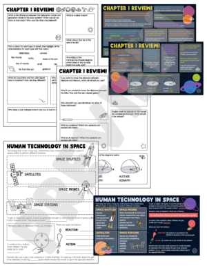 Space Unit Pack (Alberta Science 9 Curriculum) | Made By Teachers