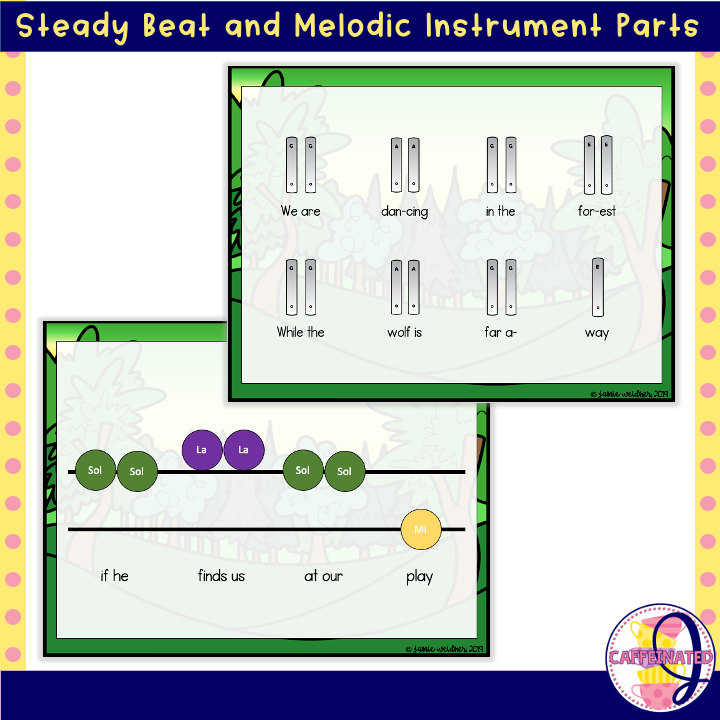 We Are Dancing in the Forest - Song for Quarter & Eighth Notes & La (So ...