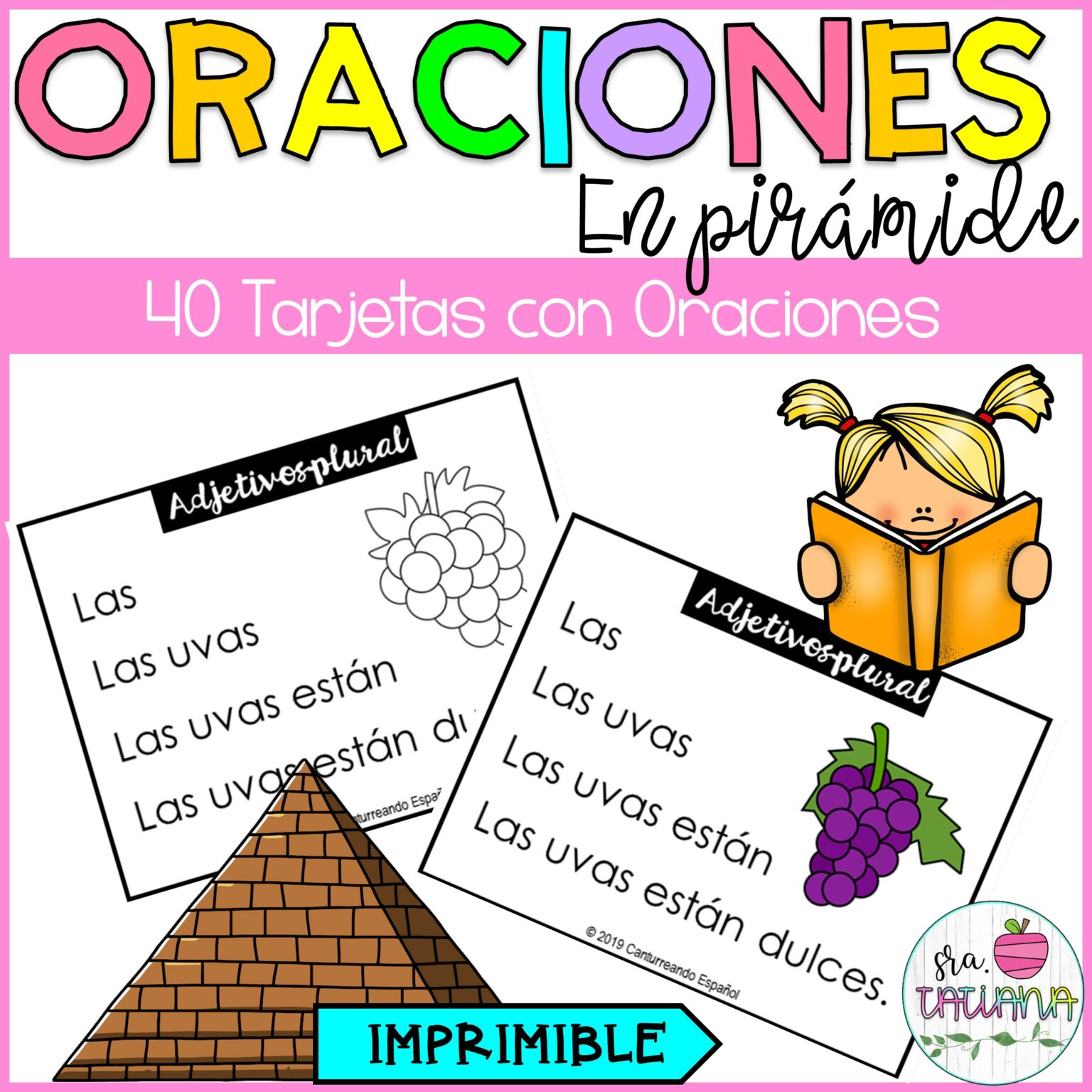 Spanish Fluency Pyramids | Oraciones en Pirámide | Fluidez en la ...