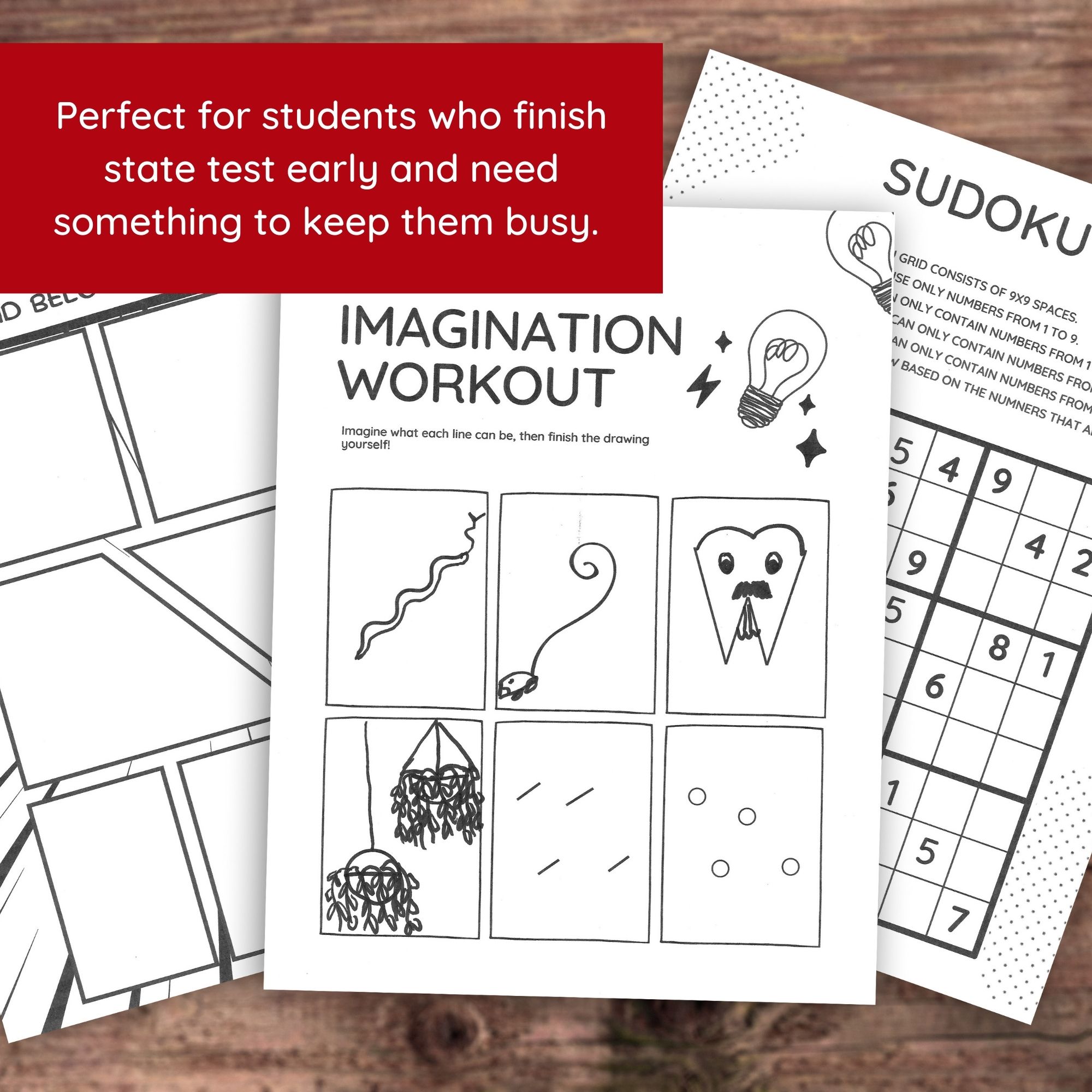 Early Finisher Packet for State Tests Upper Elementary Activities ...