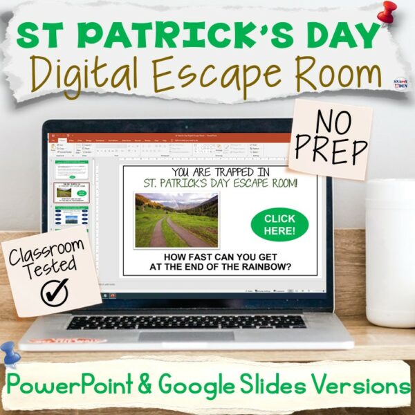 St. Patrick's Day Digital Escape Room - PowerPoint and Google Slides ...