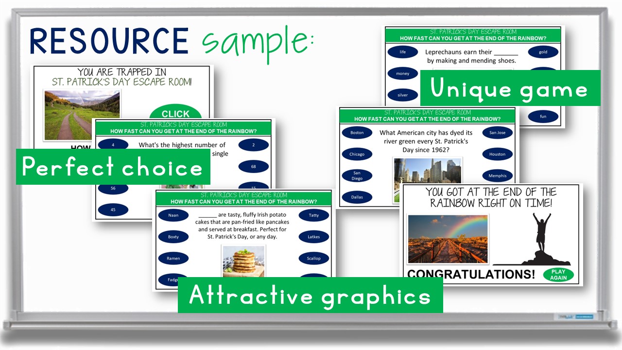 St. Patrick's Day Digital Escape Room - PowerPoint and Google Slides ...