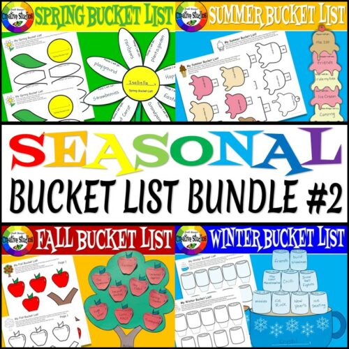 Seasonal Bucket List Craft Bundle! #2 | Made By Teachers
