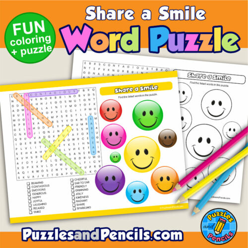 Snowman Word Search Puzzle Activity Page with Coloring | Winter ...
