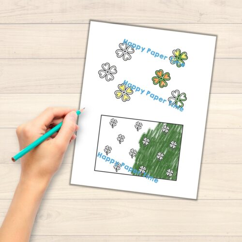 Shamrock Clovers toilet paper craft Printable St. Patrick’s Day ...