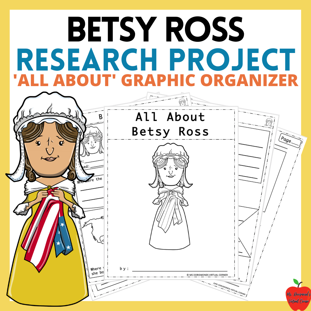Betsy Ross All-About Research Project Graphic Organizer | Biography ...