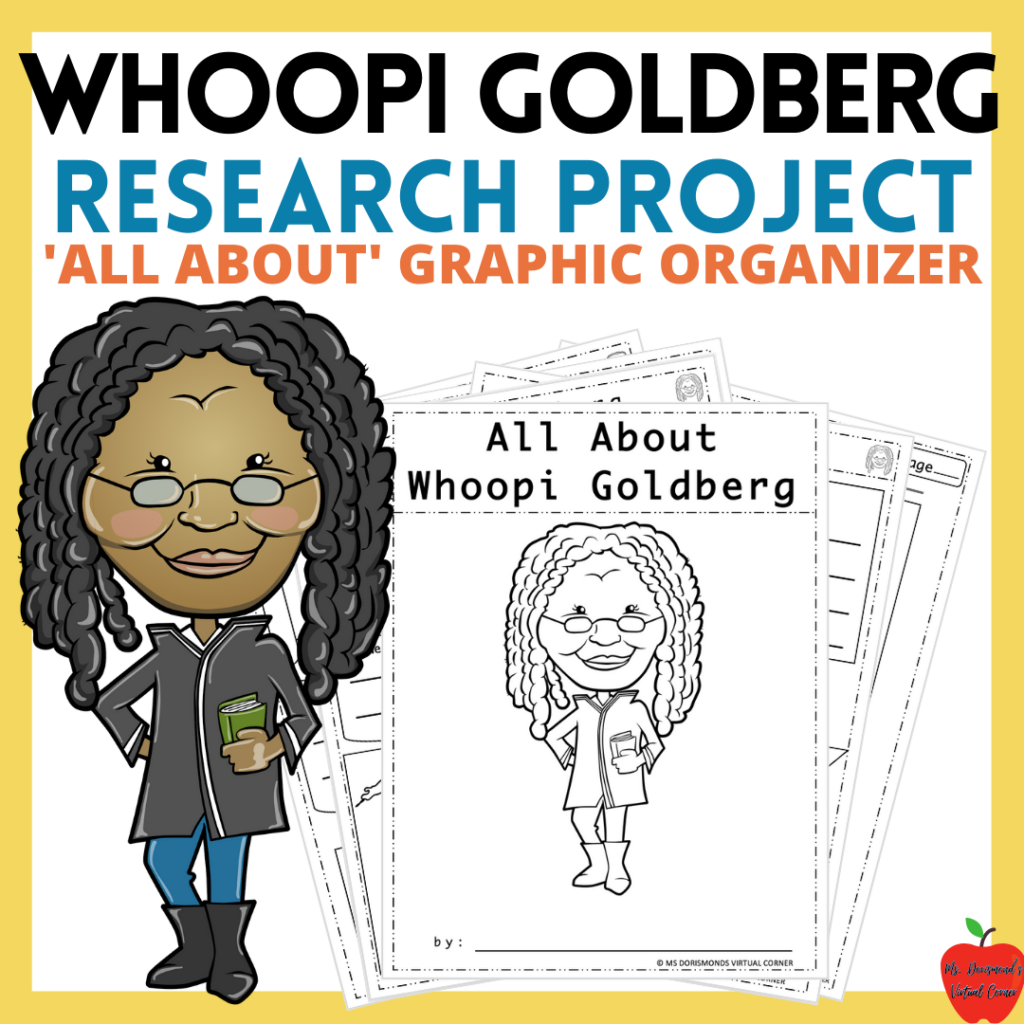 Whoopi Goldberg All-About Research Project Graphic Organizer ...