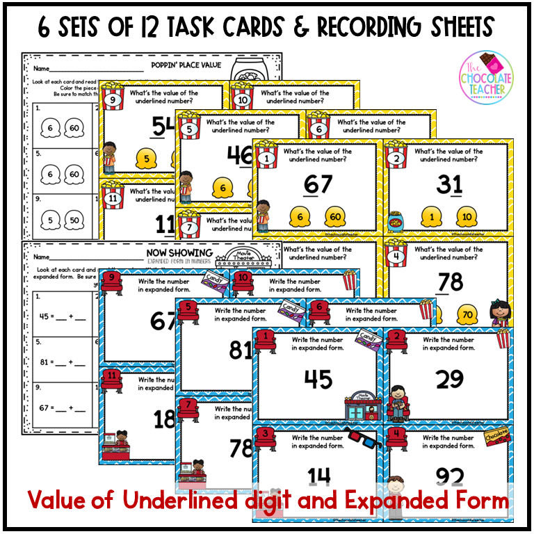 Place Value - Number Sense - Math Write the Room | Made By Teachers