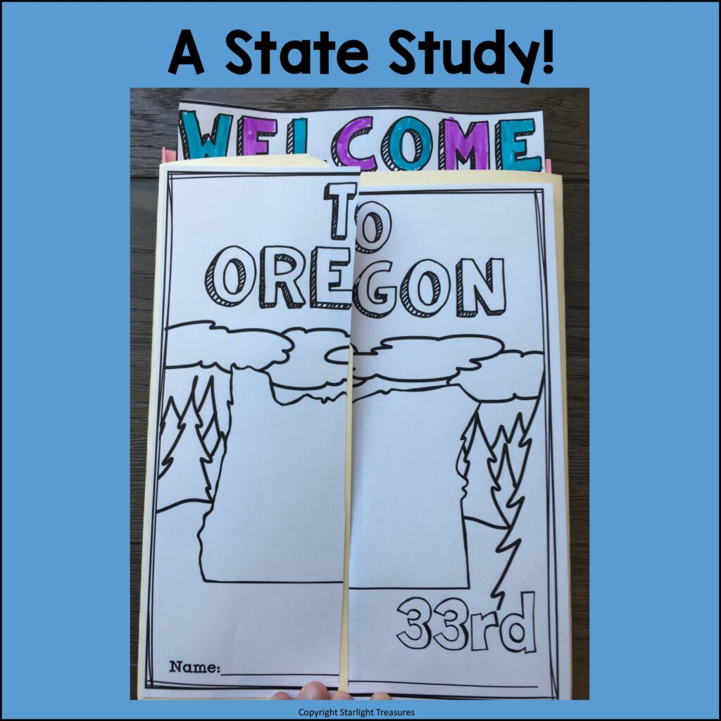 Oregon Lapbook for Early Learners - A State Study | Made By Teachers