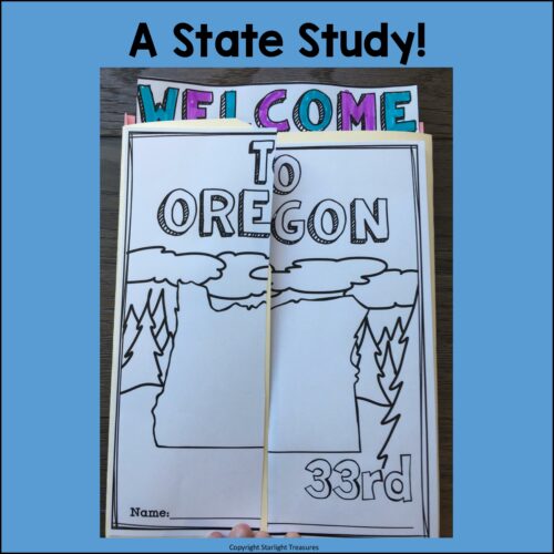 Oregon Lapbook for Early Learners - A State Study | Made By Teachers