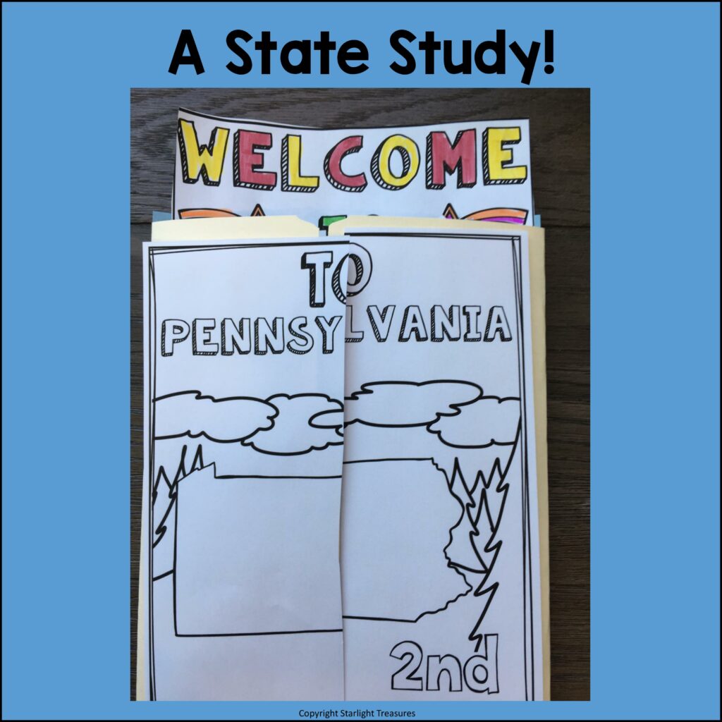 Pennsylvania Lapbook for Early Learners - A State Study | Made By Teachers