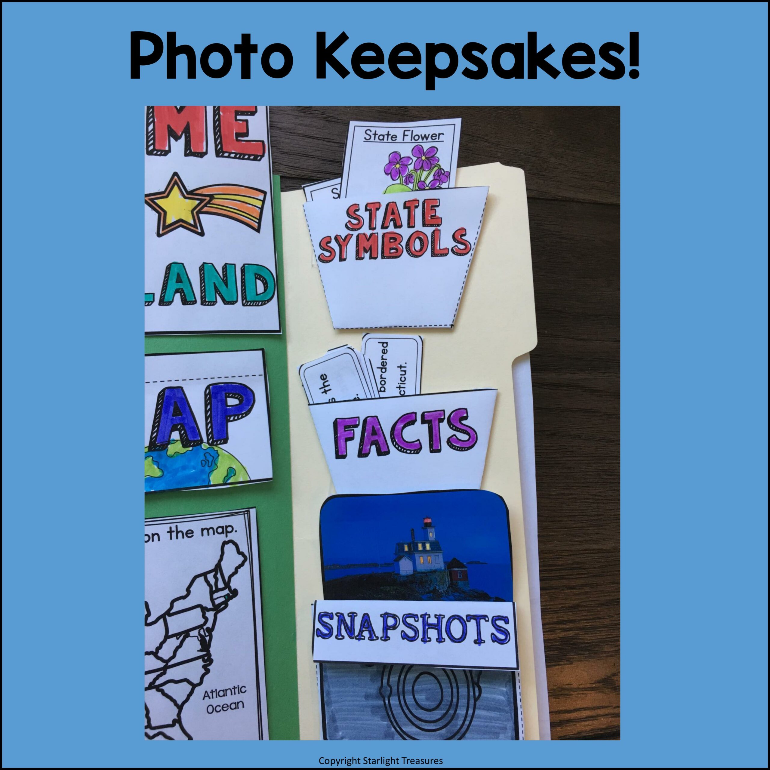 Rhode Island Lapbook for Early Learners - A State Study | Made By Teachers