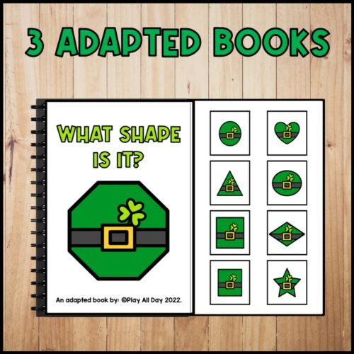 St. Patrick’s Day Shapes Adapted Books | 2D Shapes Interactive Books ...